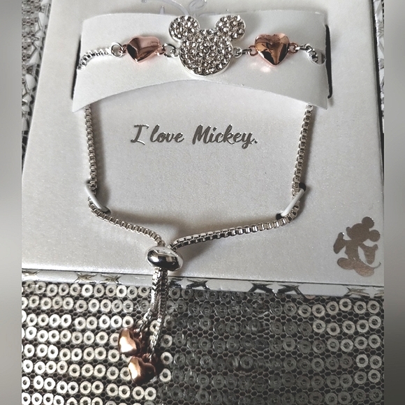 Disney | Jewelry | New In Box Disney Minnie Mouse Swarovski Crystal ...